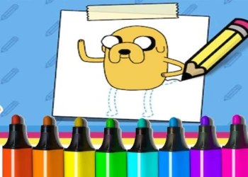 Adventure Time: How to Draw Jake - Free Puzzle Game | PlotyGames